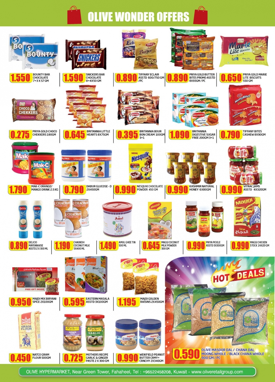 Olive Hypermarket Wonder Offers in Kuwait