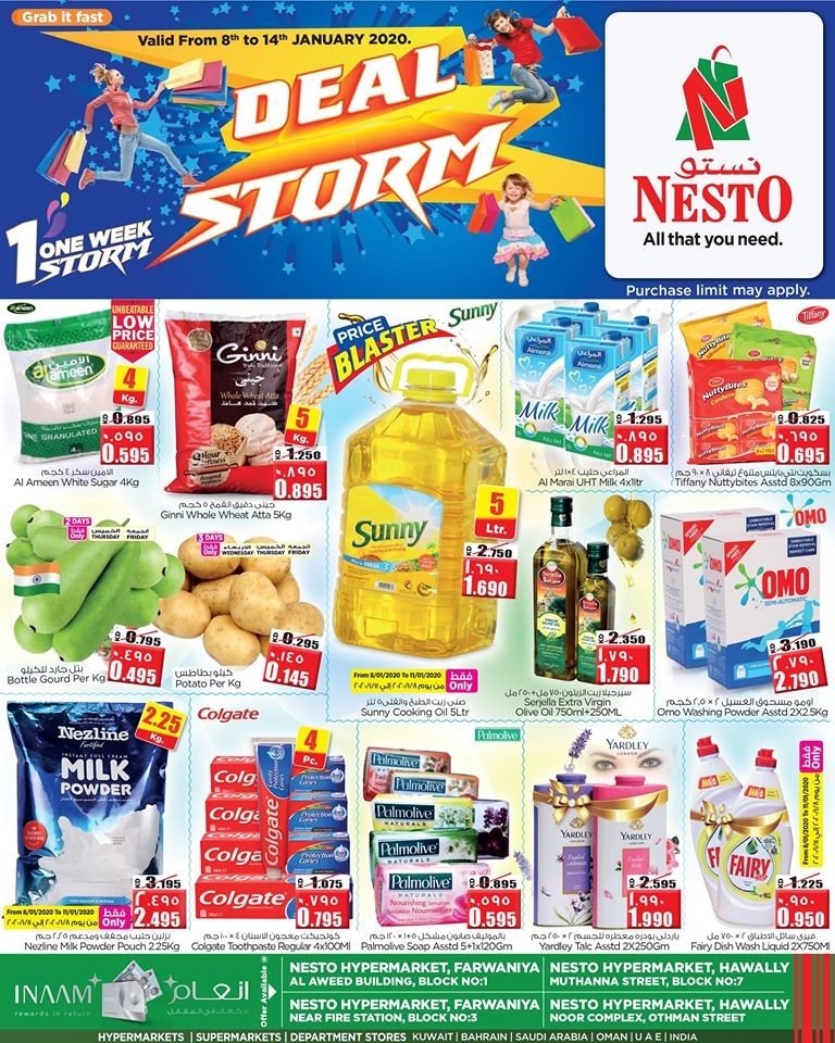 Nesto Hypermarket Kuwait Weekend Deal Storm Offers