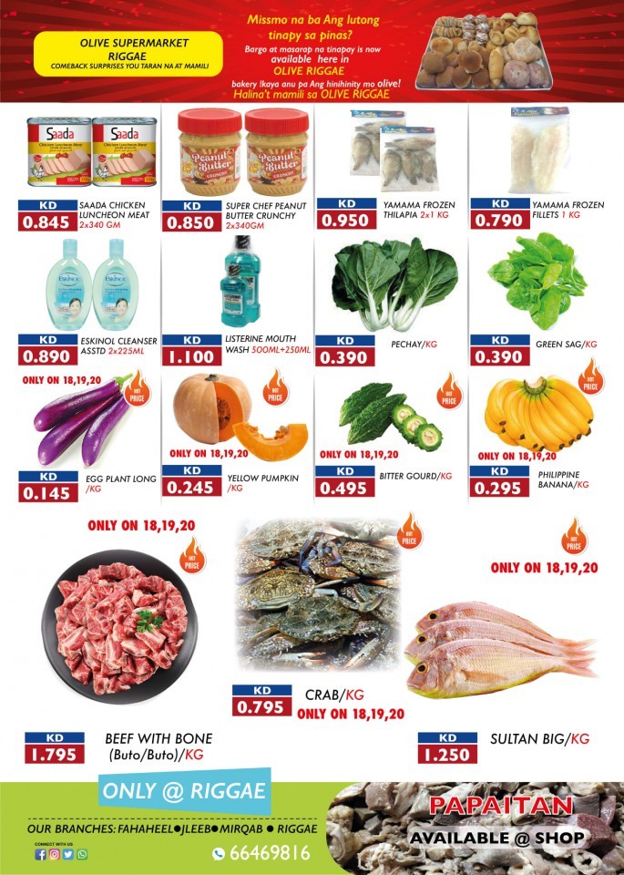 Olive Supermarket Riggae Pinoy Grab Offers | Kuwait Offers