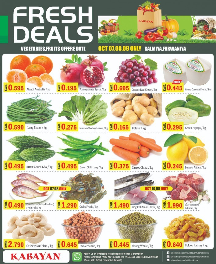 Kabayan Hyper Market Salmiya & Farwaniya Amazing Fresh Deals