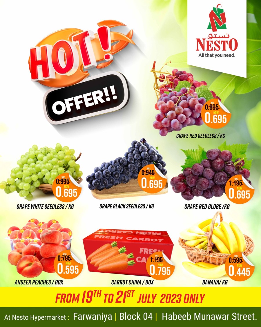 Nesto Farwaniya Block 04 Weekend Hot Offer | Kuwait Fliers
