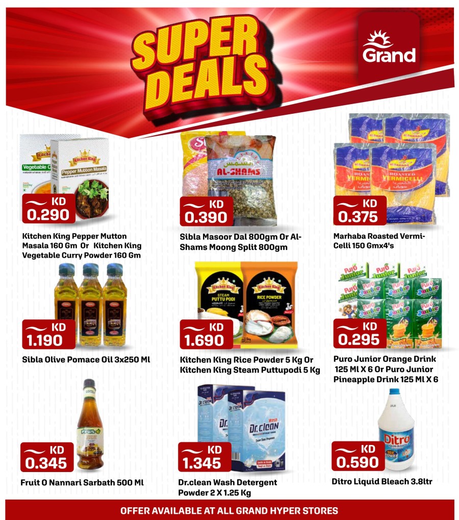 Grand Hyper Weekly Super Deals | Kuwait Offers 2024 Flyer