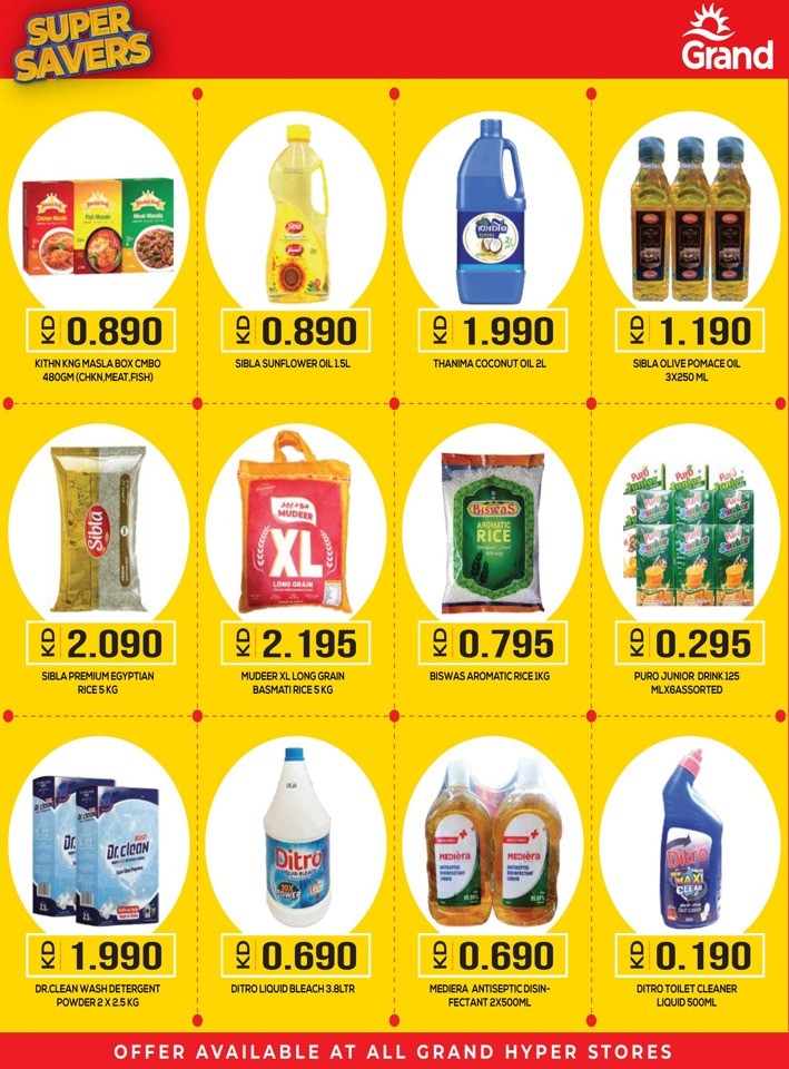 Grand Hyper Kuwait Super Savers 25-31 January 2024