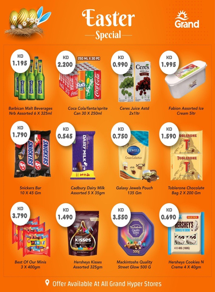 Grand Hyper Easter Special Deal 30 March-2 April 2024