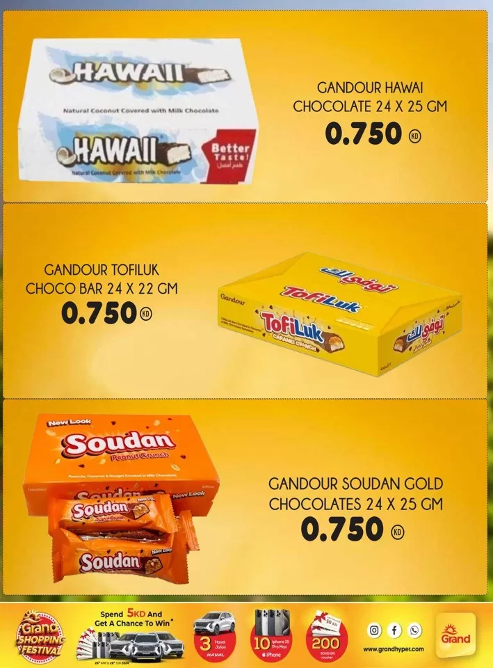 Grand Hyper Chocolates Deal 22 May to 04 June 2024 Flyer