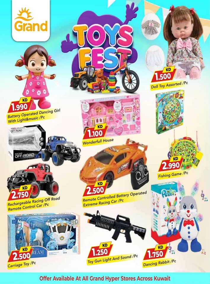 Grand Hyper Toys Fest Deal Flyer | Kuwait Offer Fliers